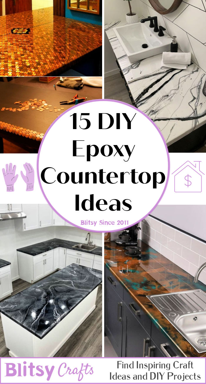 DIY Epoxy Countertops - Step by Step Instructions - Blitsy