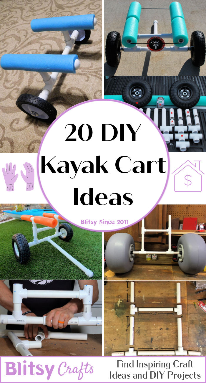 DIY Kayak Cart: 20 Ideas to Make - Blitsy