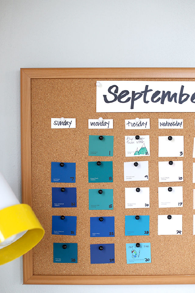 25 Easy DIY Calendar Ideas To Make Your Own - Blitsy