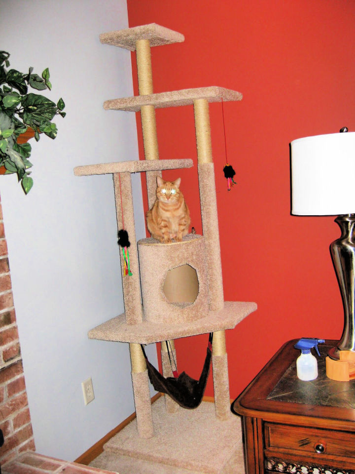 25 Free DIY Cat Tree Plans with Detailed Instructions - Blitsy