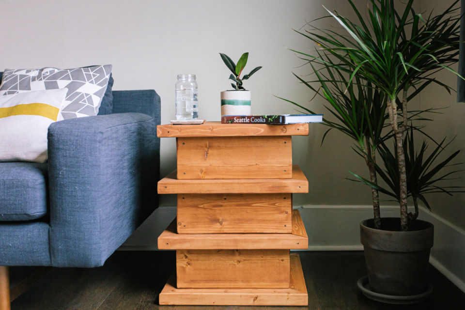30 Free DIY End Table Plans - DIY End Table Ideas - Blitsy