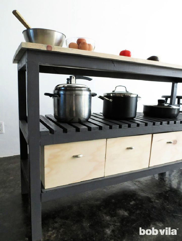 DIY Kitchen Island (40 Free Plans) - Blitsy