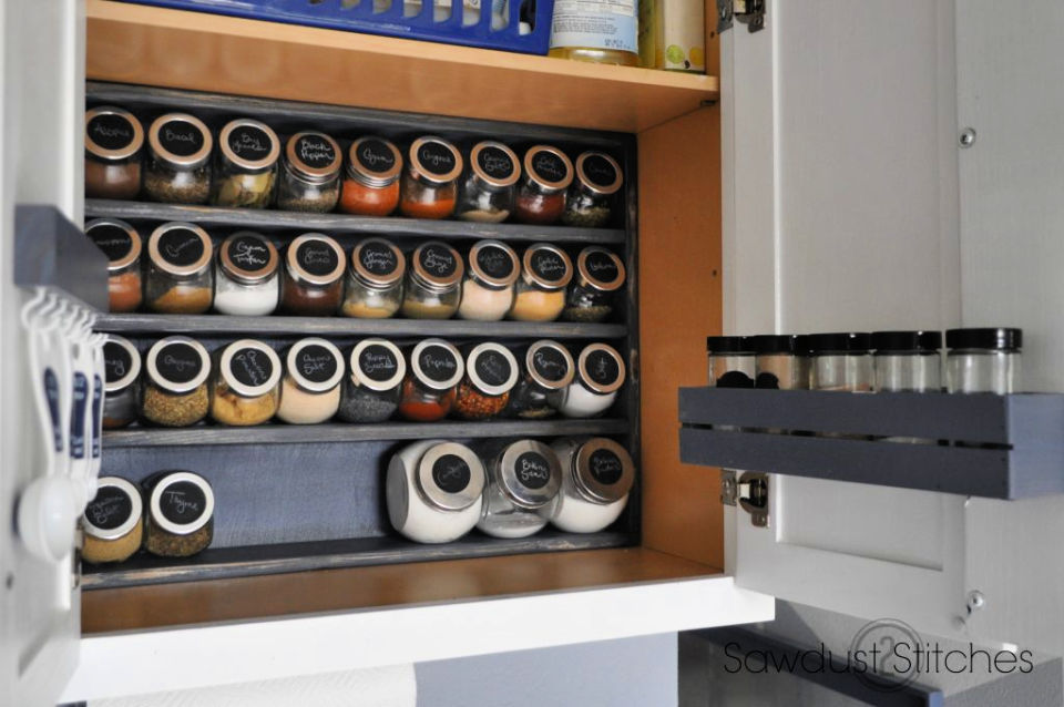 40 Best Spice Rack Ideas to Organize Your Kitchen Spices - Blitsy