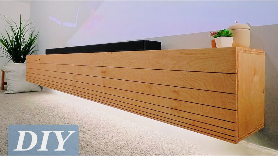 35 Free DIY TV Stand Plans Anyone Can Build - Blitsy