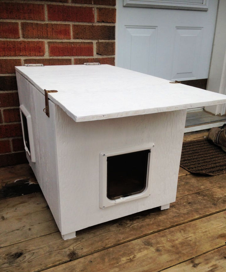 30 DIY Cat House Plans for Outdoor and Indoor - Blitsy
