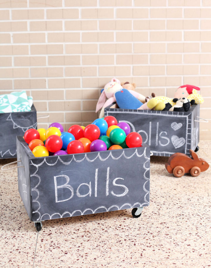 25 DIY Toy Box Plans To Organize Your Child's Toys - Blitsy