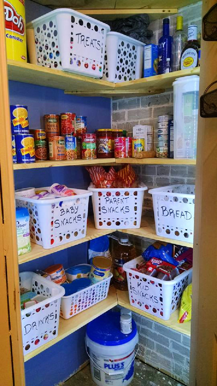 25 Pantry Shelving Ideas To Organize Your Kitchen - Blitsy