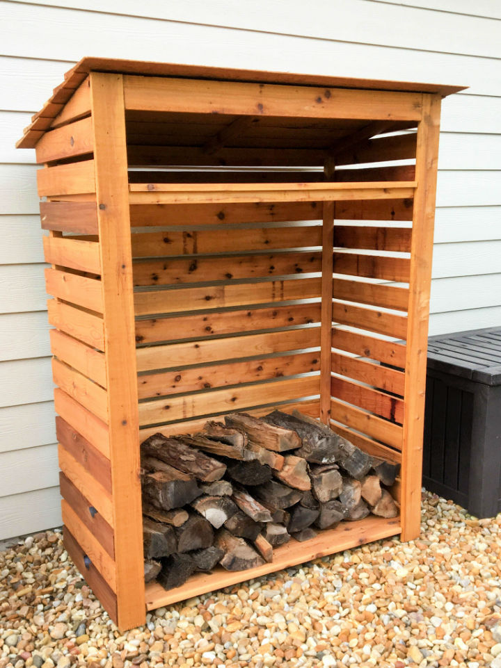 DIY Firewood Rack (25 Free Plans) - Blitsy