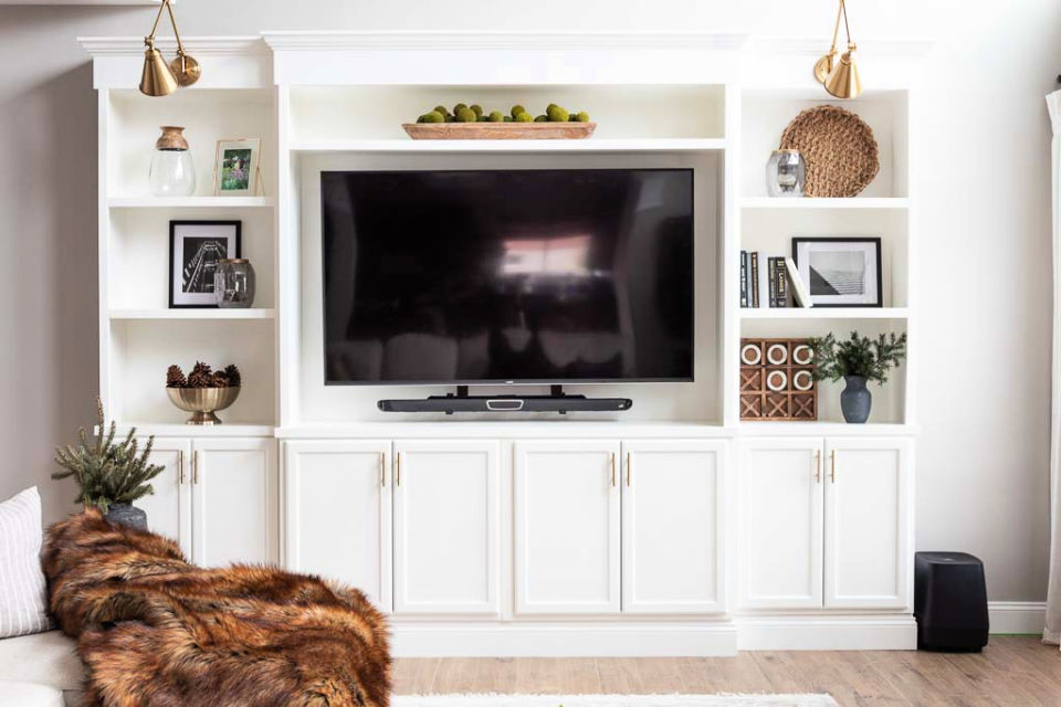 35 Free DIY TV Stand Plans Anyone Can Build - Blitsy