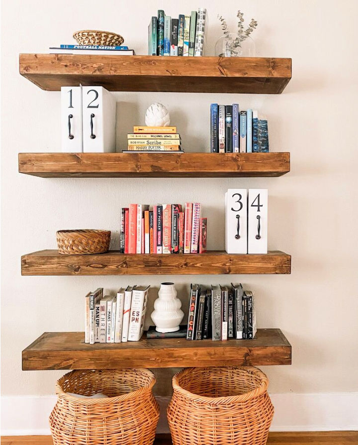 Easy DIY Floating Shelves (40 Ways) - Blitsy