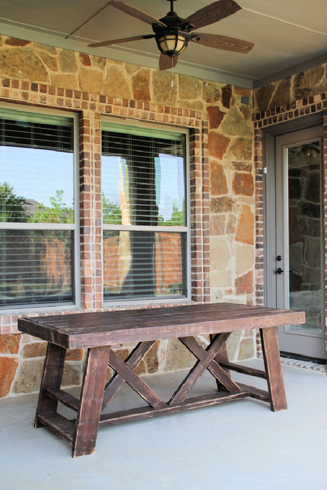 25 DIY Patio Table Plans Free - Blitsy