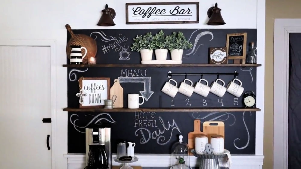 30 Creative Coffee Bar Ideas for Your Home or Cafe - Blitsy