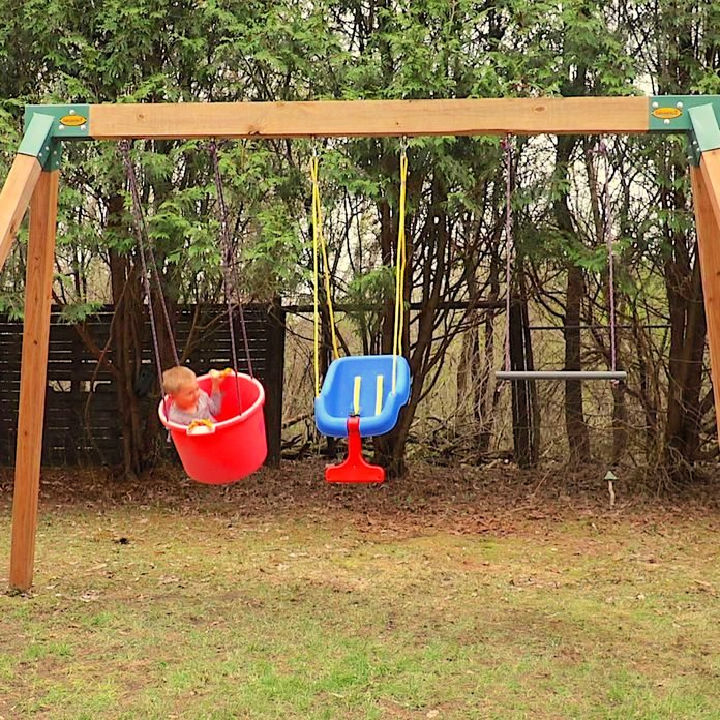 25 Free DIY Swing Set Plans with a Material List - Blitsy