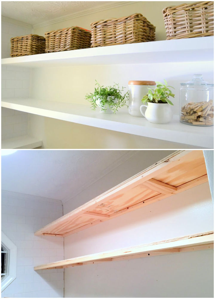 Easy DIY Floating Shelves (40 Ways) - Blitsy