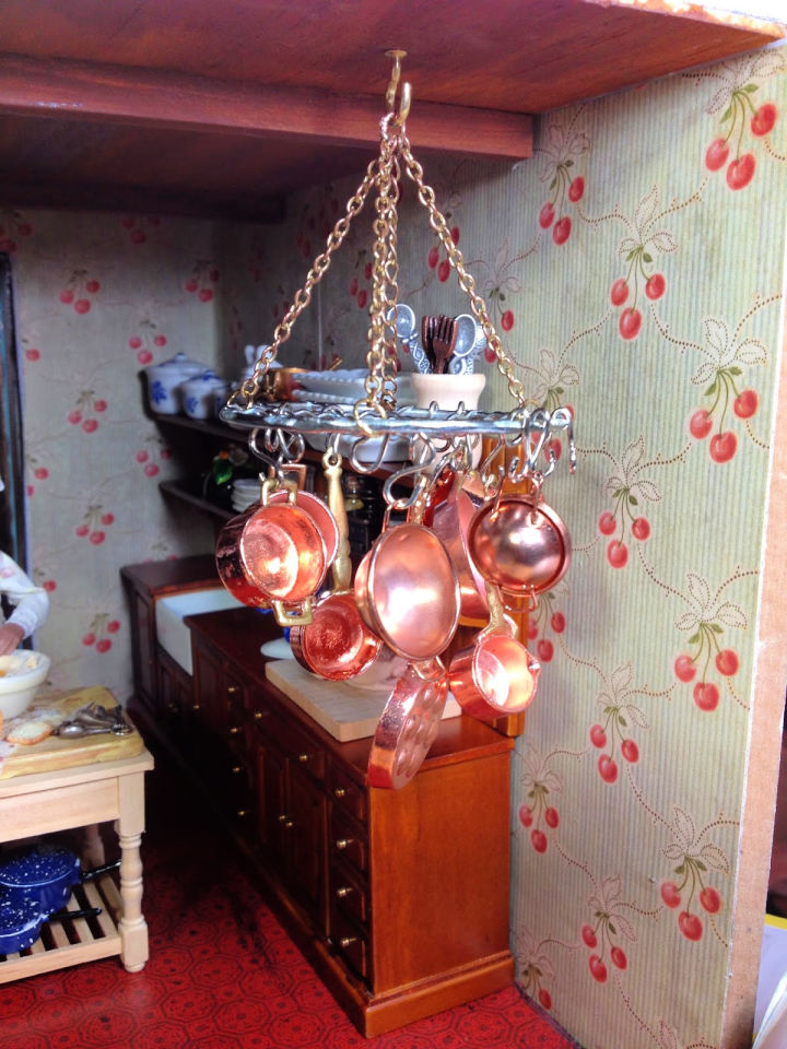 25 DIY Hanging Pot Rack Ideas for Your Kitchen - Blitsy