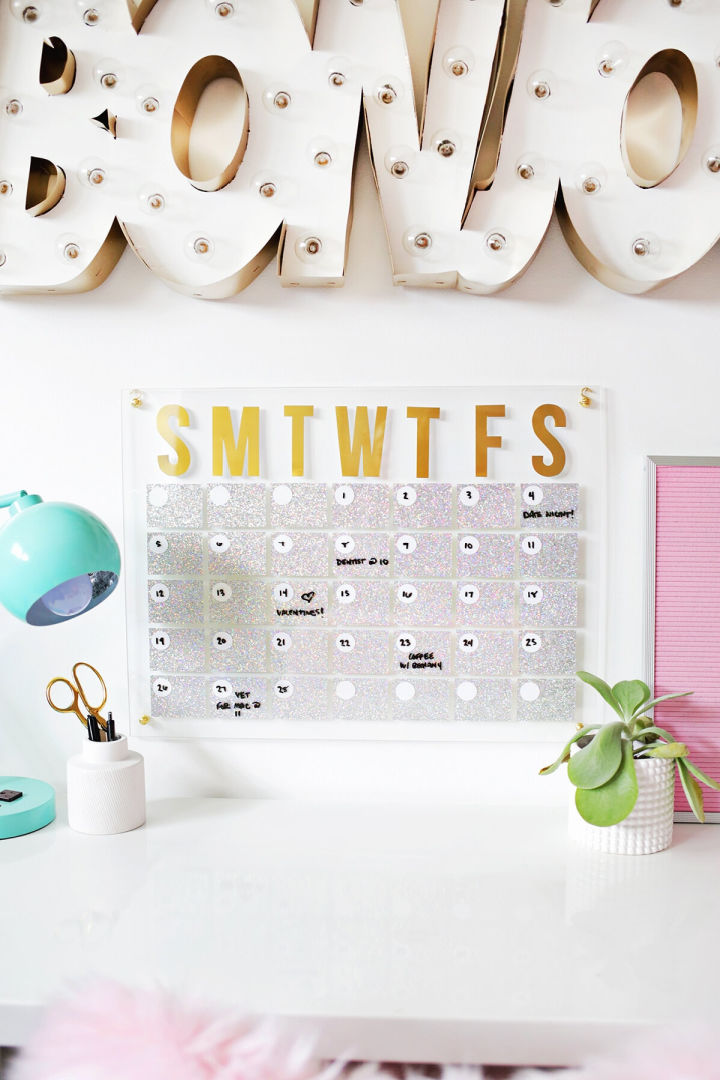 25 Easy DIY Calendar Ideas To Make Your Own - Blitsy