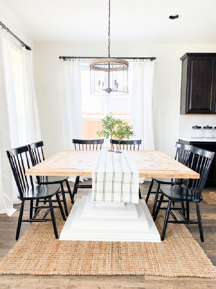 40 Free DIY Farmhouse Table Plans To Get Rustic Style - Blitsy