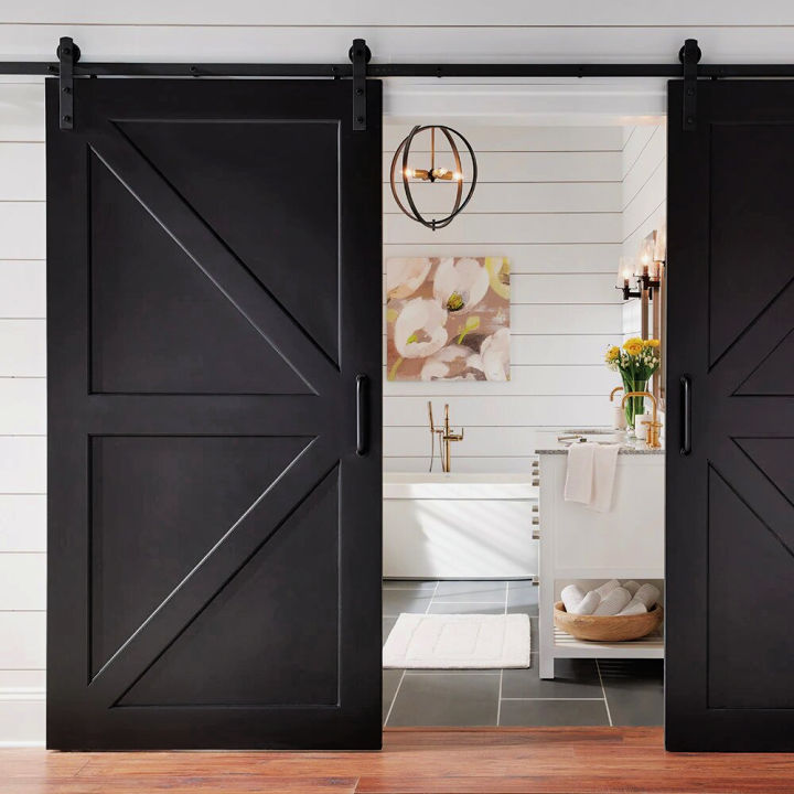 DIY Barn Door on A Budget (25 Free Plans) - Blitsy