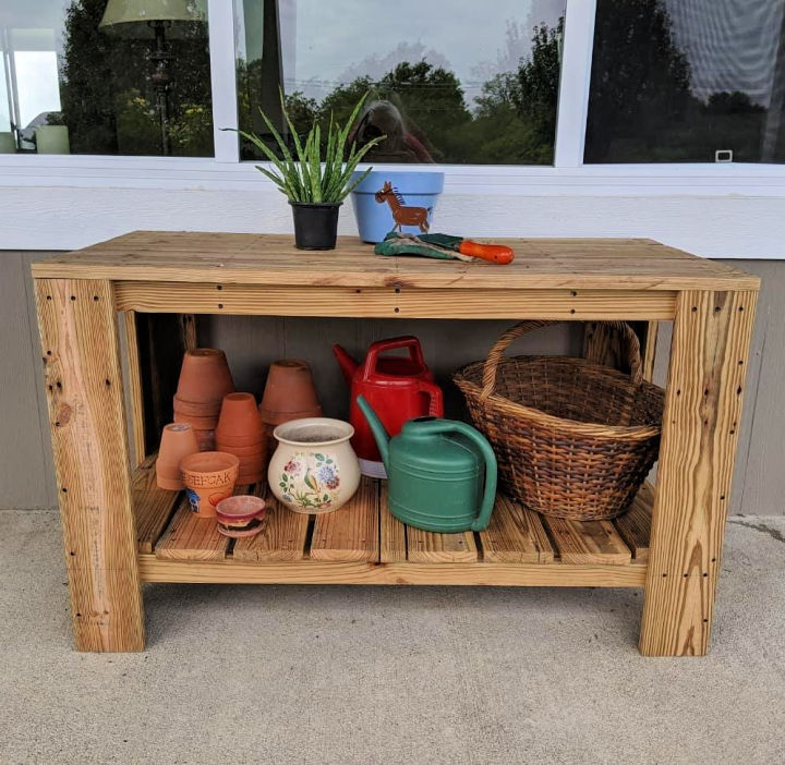 25 Free Potting Bench Plans to DIY - Blitsy