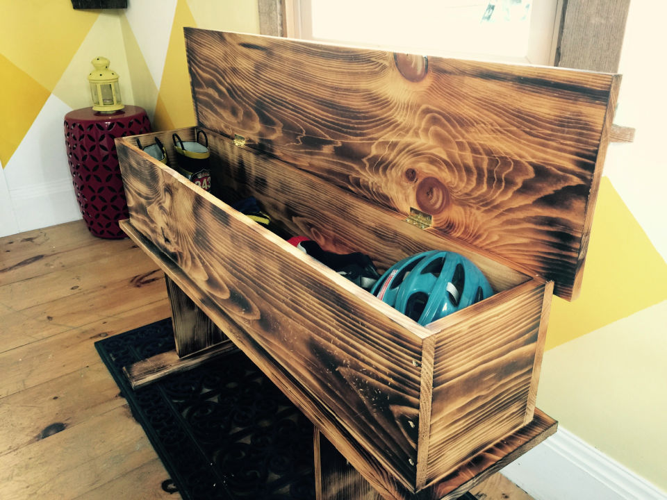DIY Storage Bench (25 Ways to Build) - Blitsy