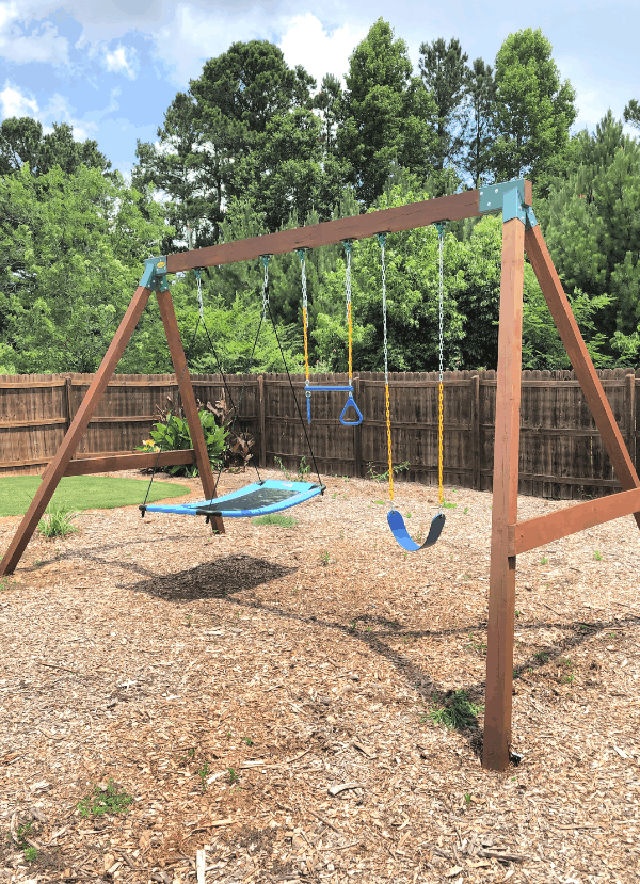 25 Free DIY Swing Set Plans with a Material List - Blitsy