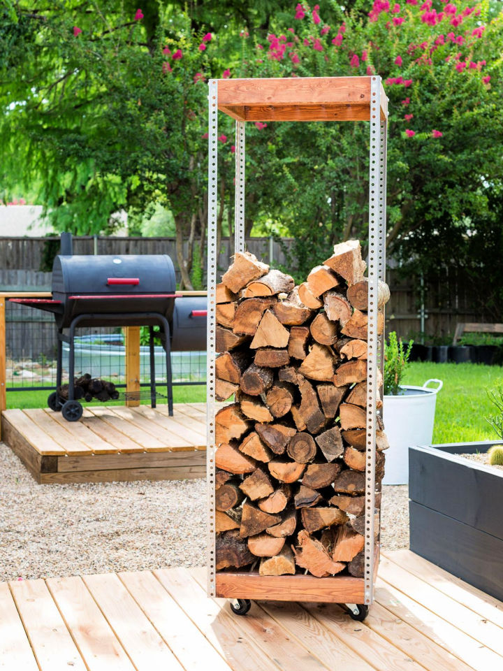DIY Firewood Rack (25 Free Plans) - Blitsy