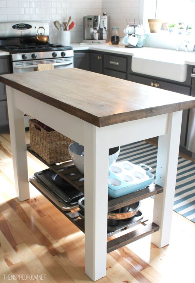 DIY Kitchen Island (40 Free Plans) - Blitsy