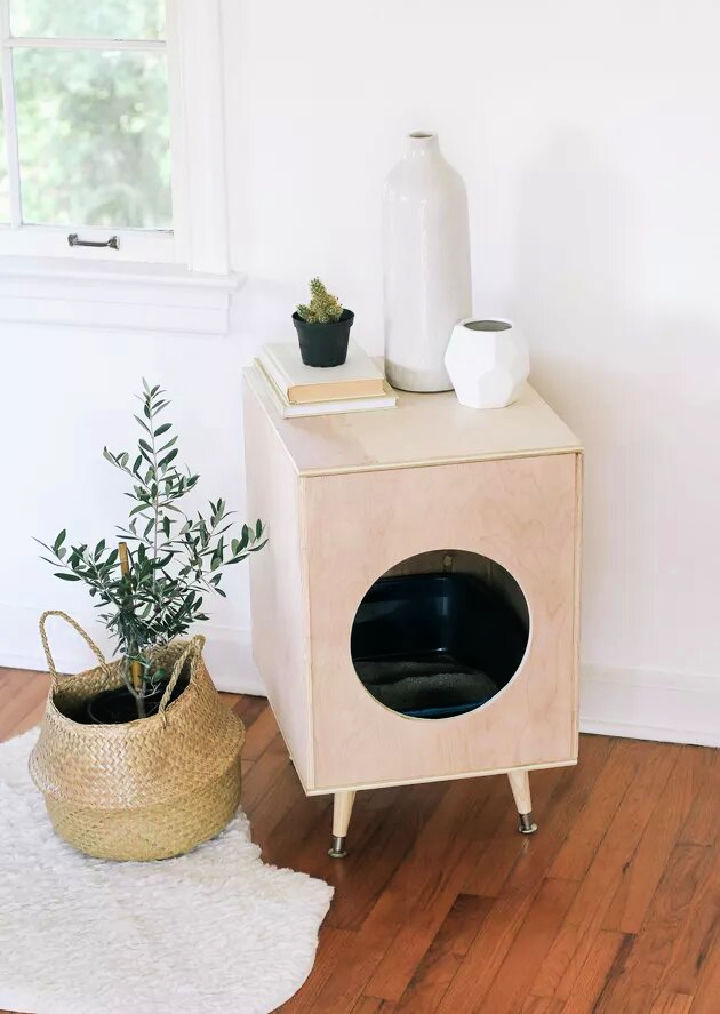 25 DIY Litter Box Ideas to Make - Blitsy