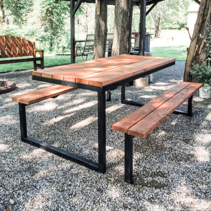 40 Free DIY Picnic Table Plans (with PDF and Blueprints)