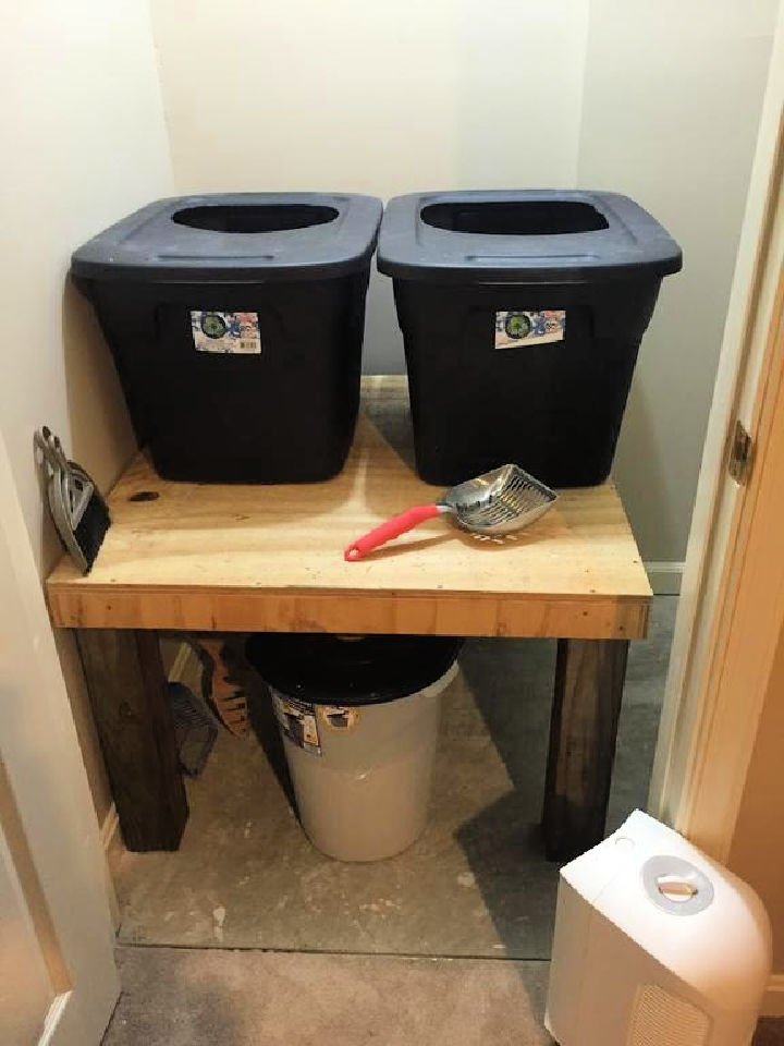 25 DIY Litter Box Ideas to Make - Blitsy