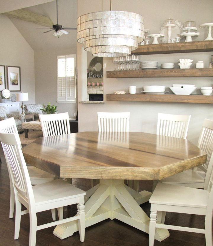 40 Free DIY Farmhouse Table Plans To Get Rustic Style - Blitsy