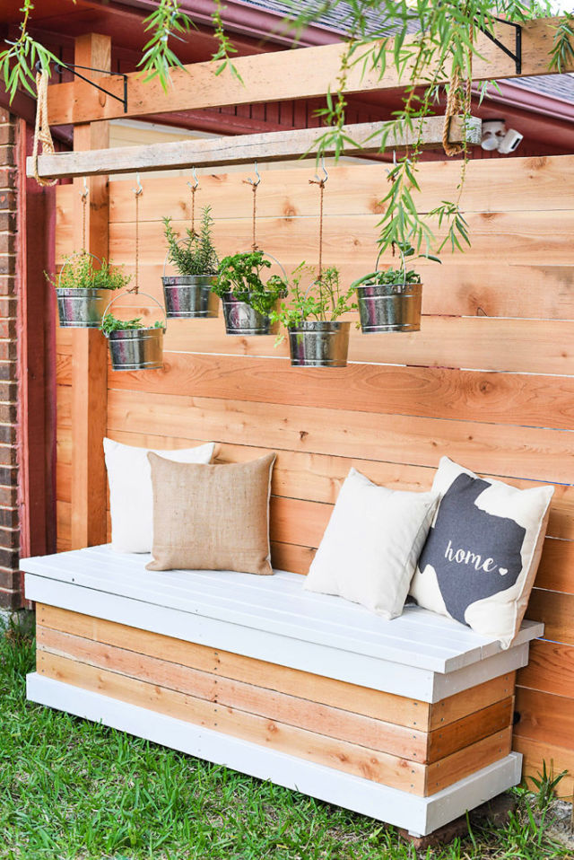 25 Free DIY Outdoor Bench Plans - Blitsy