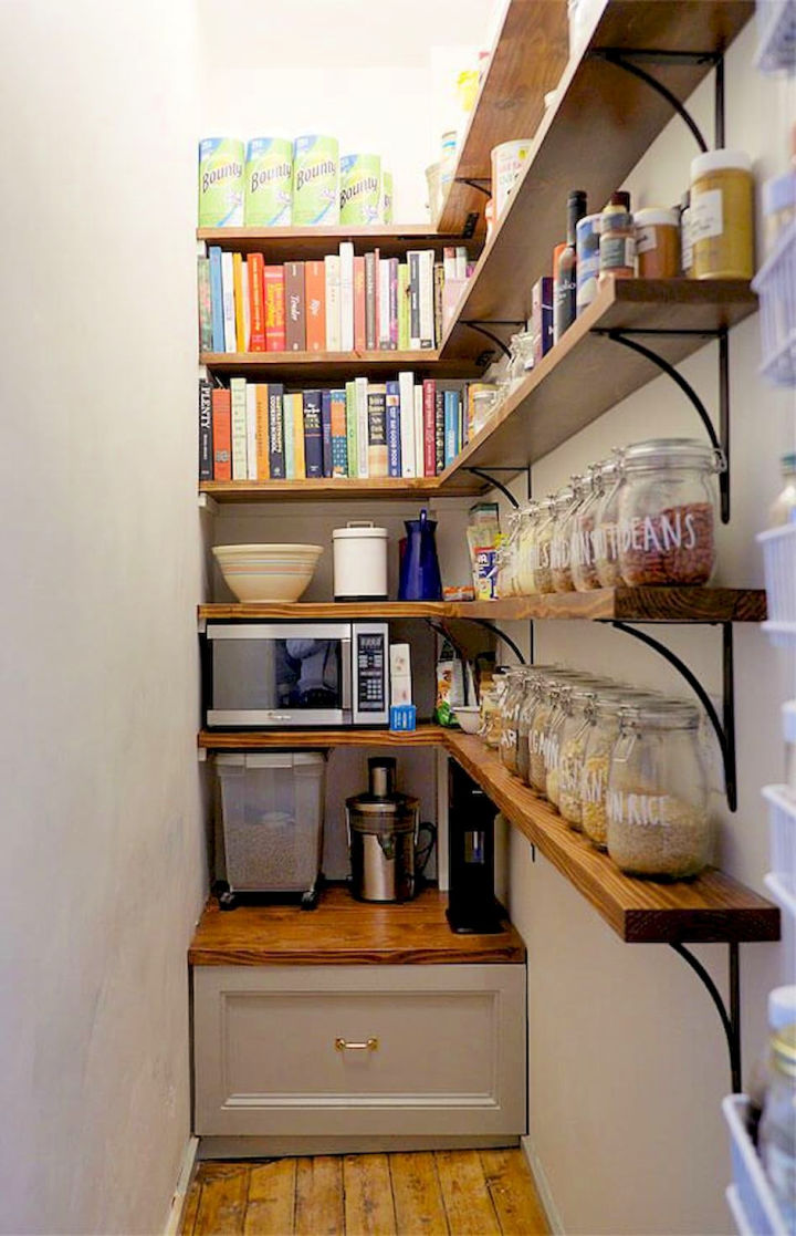 25 Pantry Shelving Ideas To Organize Your Kitchen - Blitsy