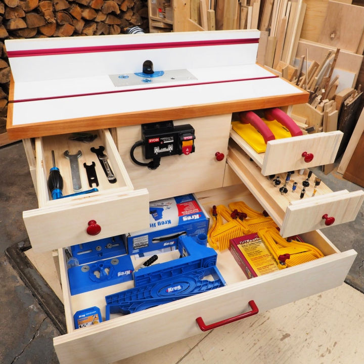 30 Free DIY Router Table Plans (PDF Included) - Blitsy