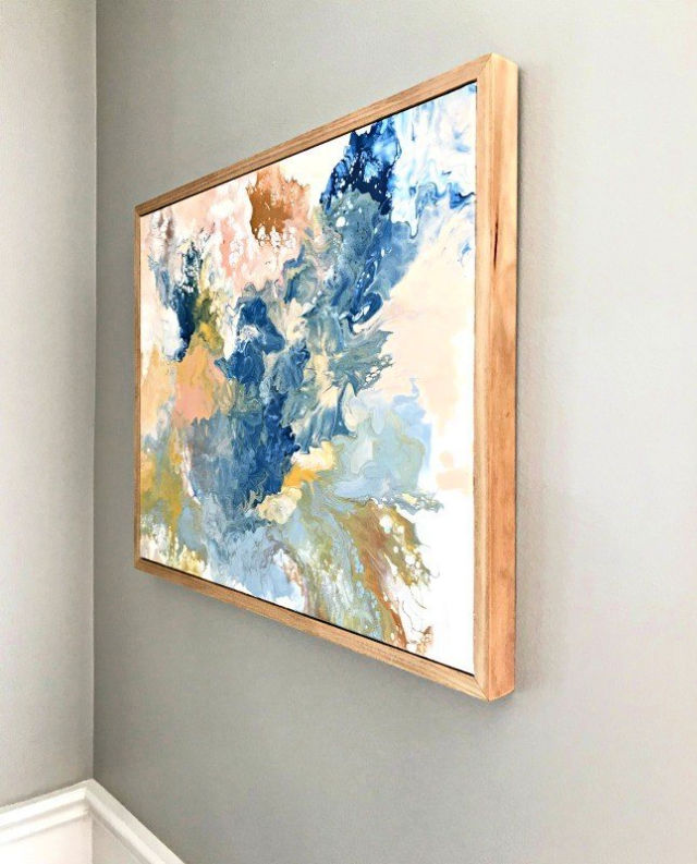 DIY Canvas Frame (25 Ideas) - Blitsy