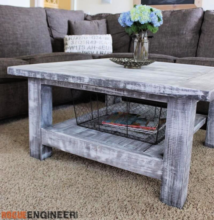 40 Free DIY Coffee Table Plans To Build in Low Budget - Blitsy