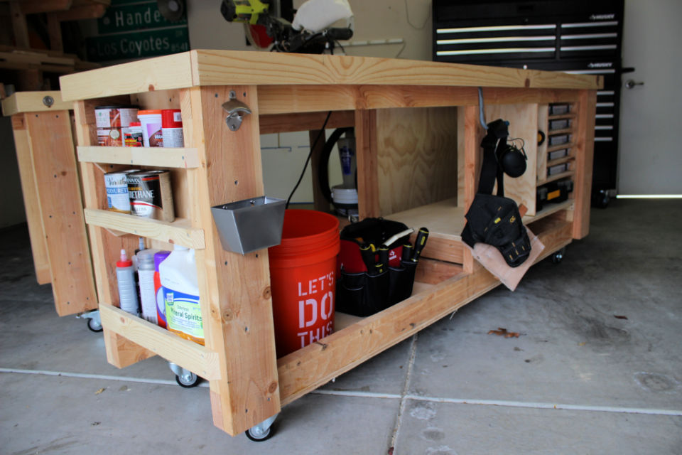 30 Free DIY Workbench Plans and Designs - Blitsy