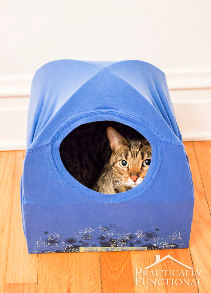30 DIY Cat House Plans for Outdoor and Indoor - Blitsy