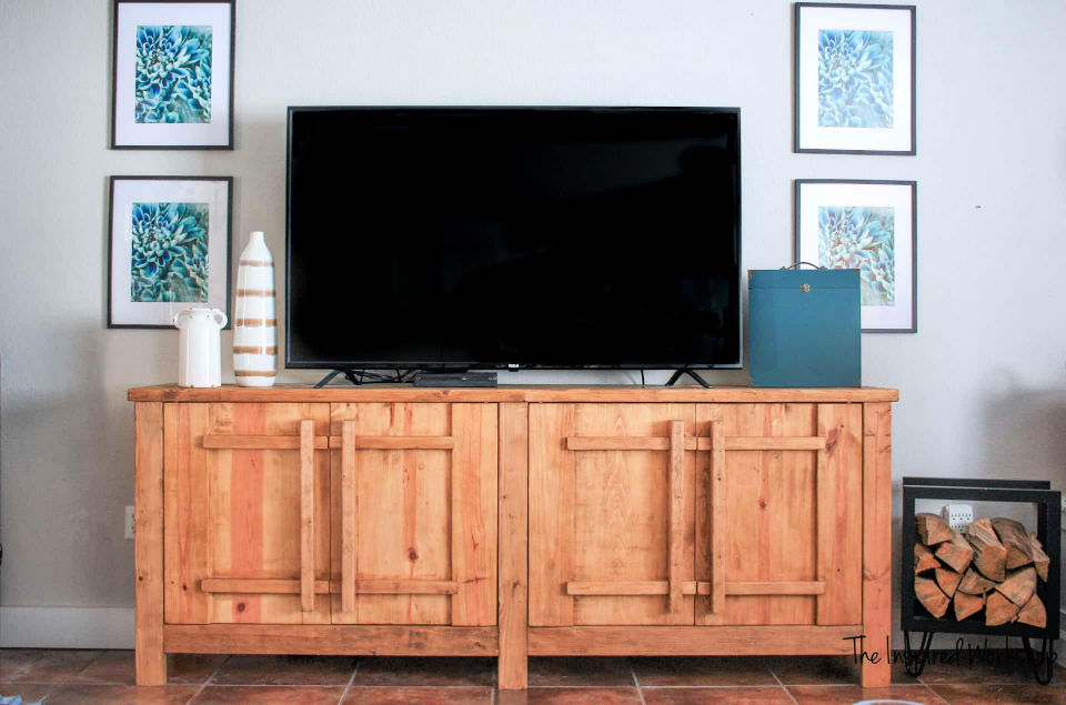 35 Free DIY TV Stand Plans Anyone Can Build - Blitsy