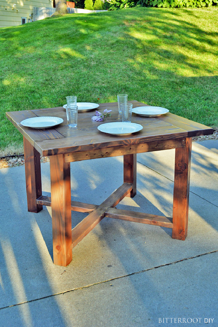 40 Free DIY Dining Table Plans Easy To Build - Blitsy