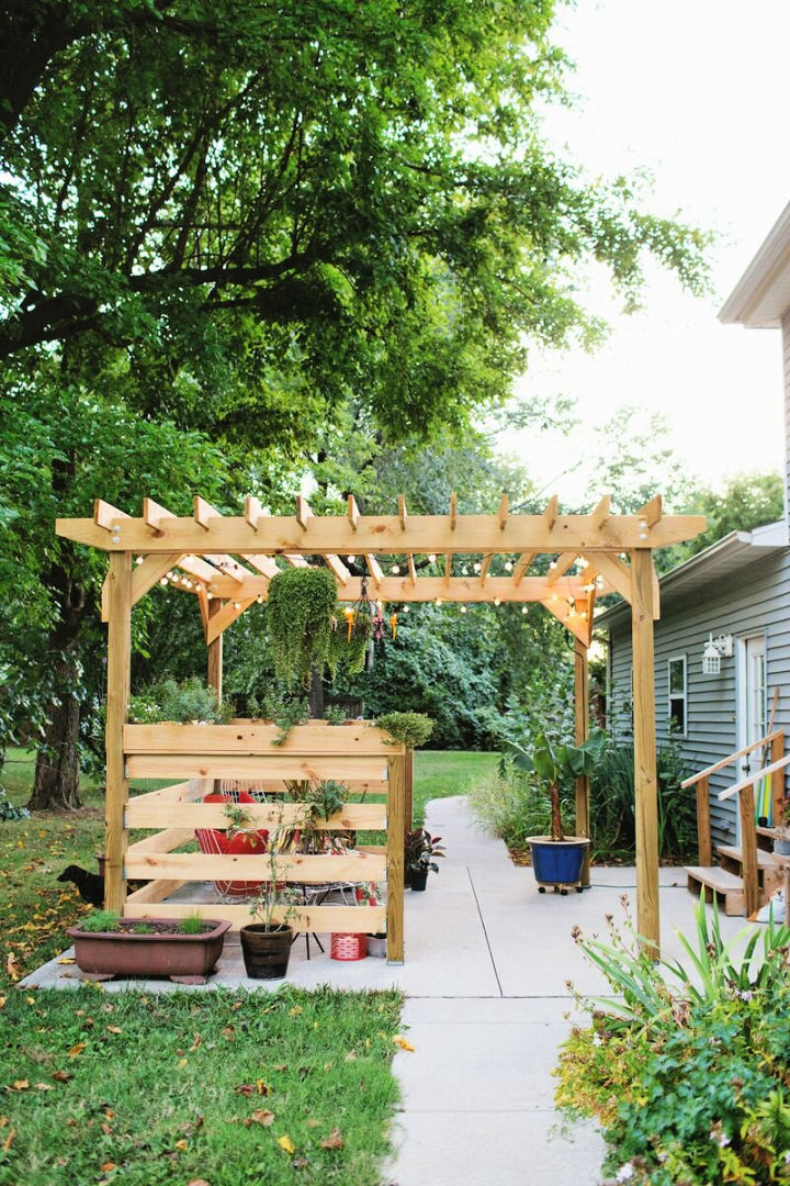 40 DIY Pergola Plans to Build - Blitsy