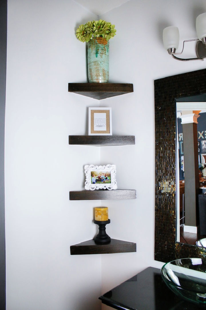 DIY Corner Shelf (25 Ideas) - Blitsy
