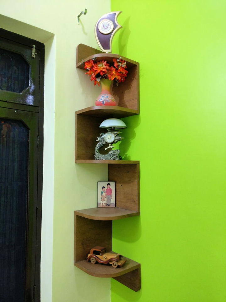 DIY Corner Shelf (25 Ideas) - Blitsy