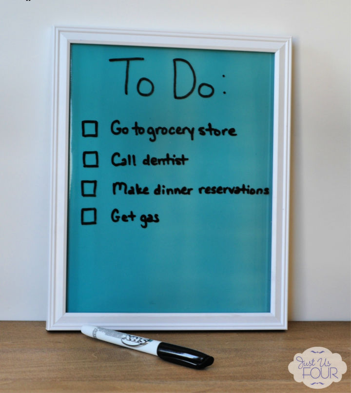 DIY Dry Erase Board (25 Ways) - Blitsy