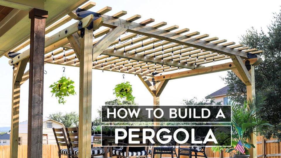 40 DIY Pergola Plans to Build - Blitsy