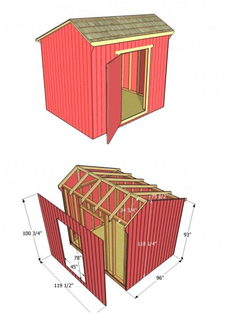40 Free Shed Plans With Material lists - Blitsy