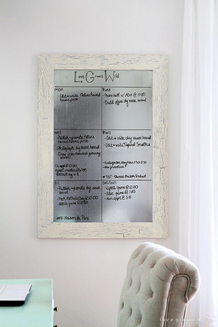 DIY Dry Erase Board (25 Ways) - Blitsy