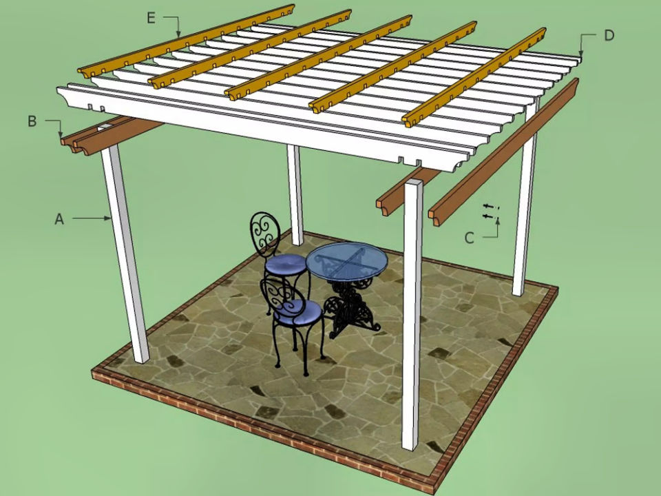 40 DIY Pergola Plans to Build - Blitsy