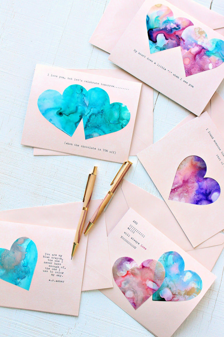 40 Homemade DIY Valentine's Cards to Make - Blitsy