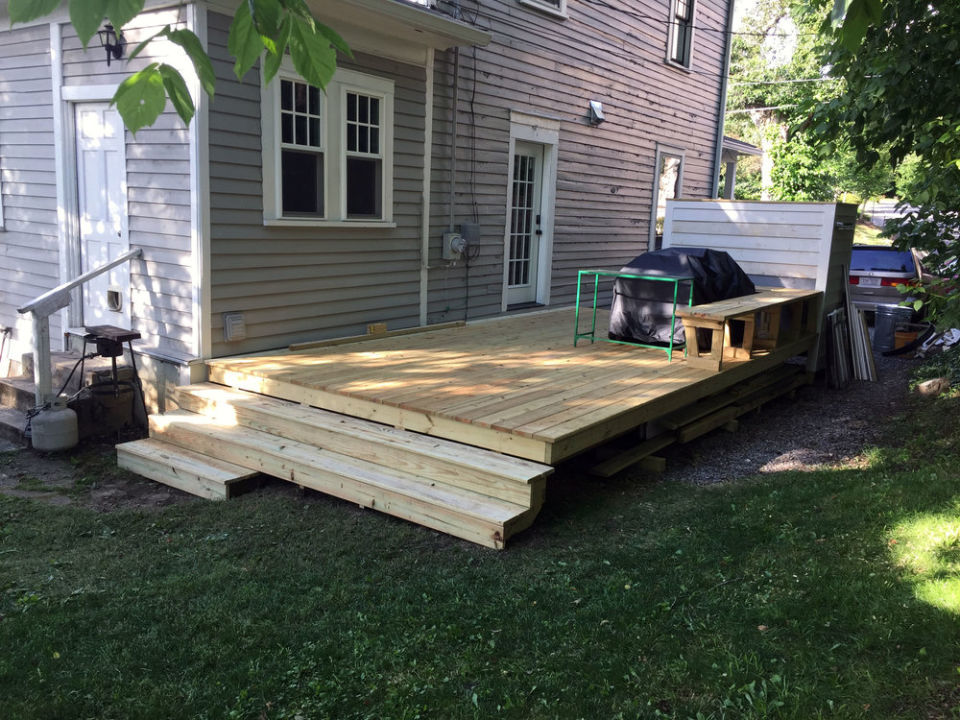Easy DIY Deck - Step by Step Guide - Blitsy